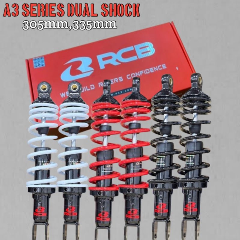 RCB A3 Series Dual Shock Absorber for NVX155/NMAX 305MM, WAVE 335MM ...