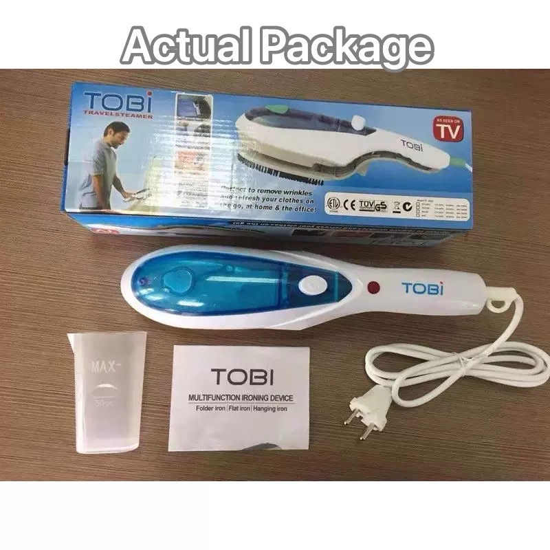 TV059 TOBI Portable Handheld Travel Steamer Iron Hanging Clip Ironing ...