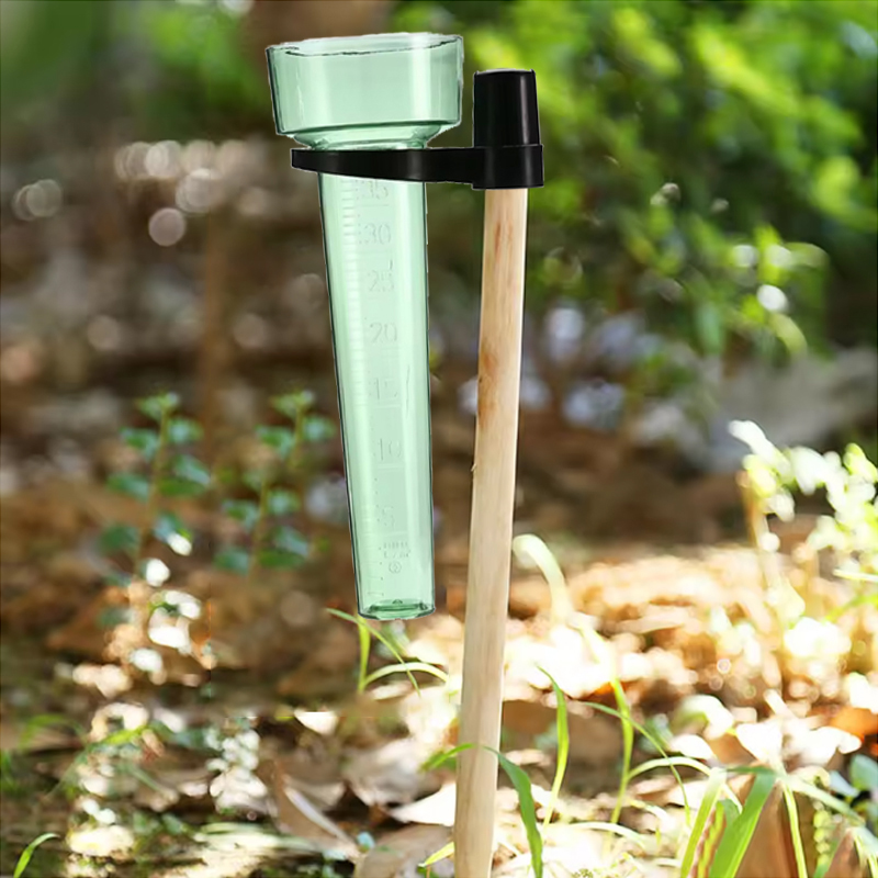 1Set Portable Rain Gauge Measurement Tool Outdoor Rain Meter Collect ...
