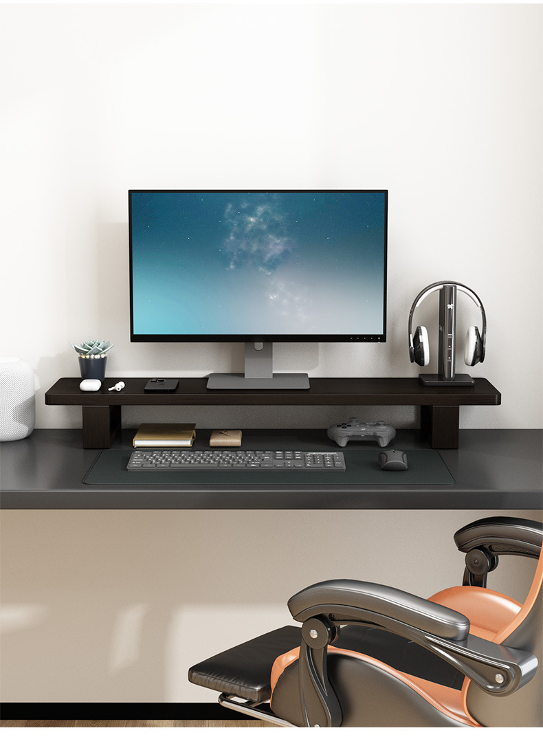 Computer monitor heightening stand elevated base desktop stand desktop ...