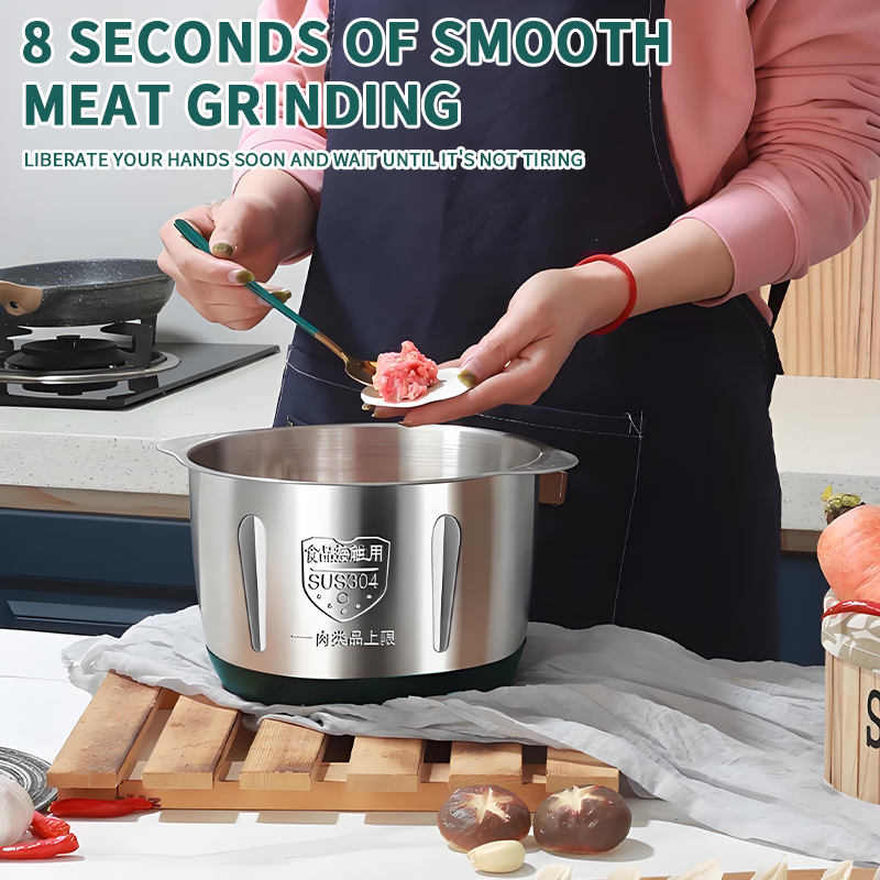 5L/3L Meat Grinder Electric Food Processor MultiFunction Blender meats ...