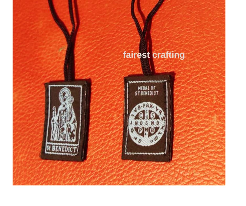 Saint Benedict Scapular Catholic Symbol | Shopee Philippines