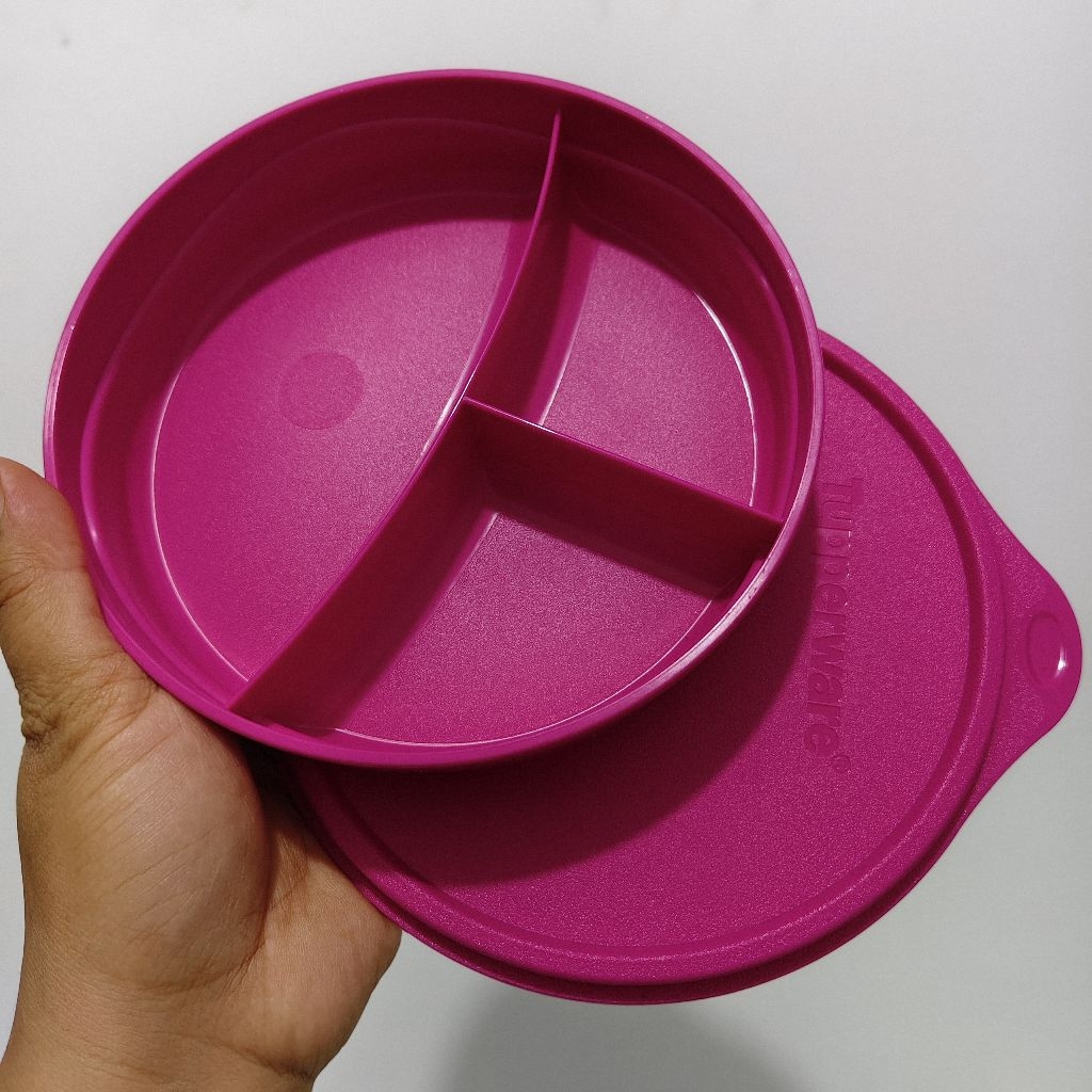 Tupperware Round Divided Lunchbox 350ml / Eco Bottle 310ml (100% ...