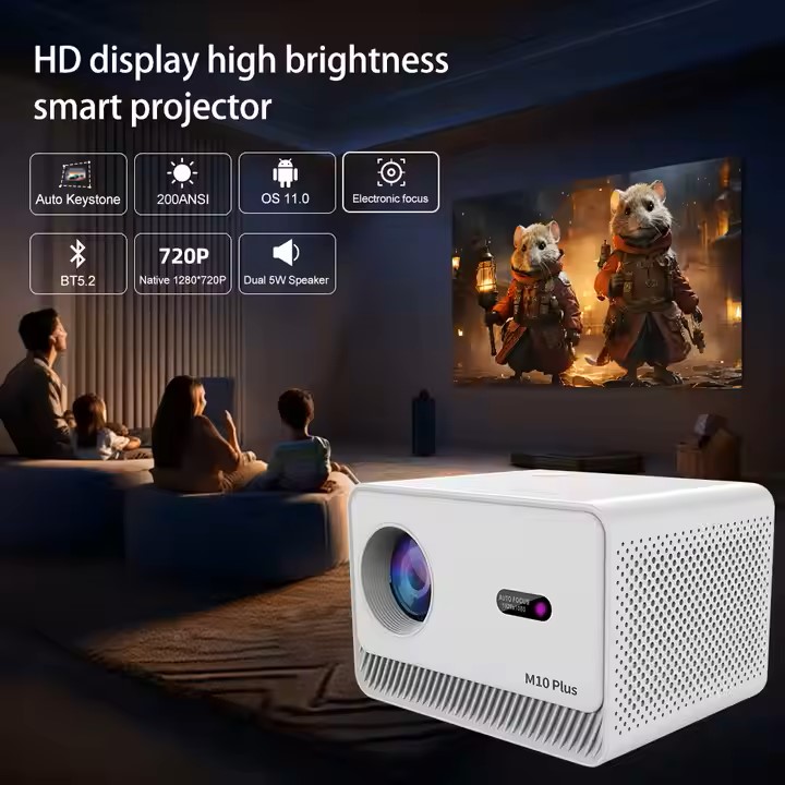 Monoz M10 Plus 1080P Smart Projector | WiFi Bluetooth | Portable ...