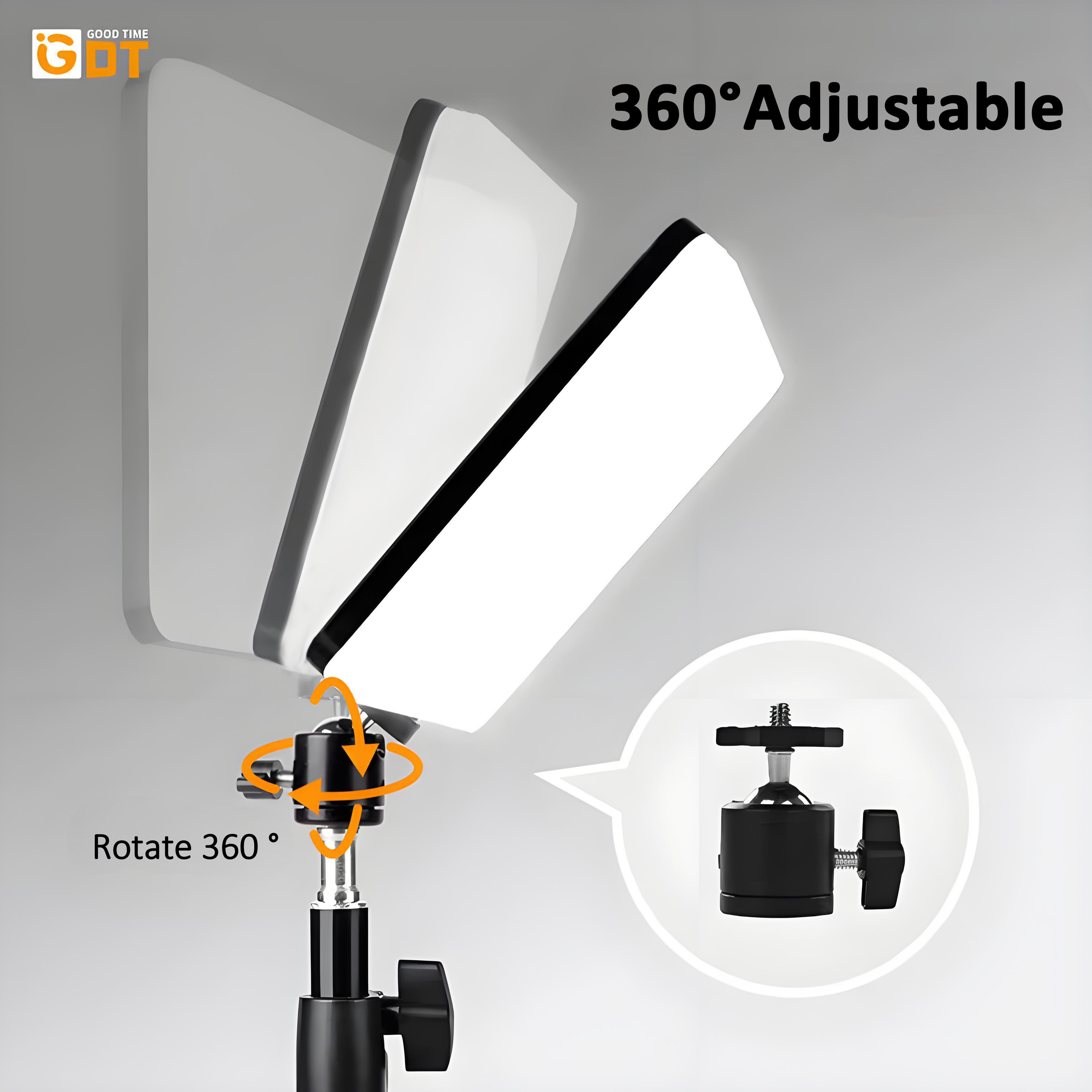 GDT 11 inch LED Video Panel Fill Light Photography Lamp Ultra Bright ...