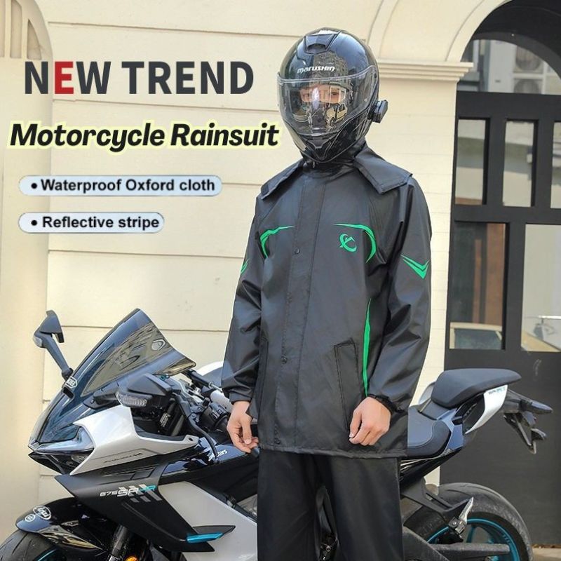 Motorcycle Raincoat Kapote Makapal Heavy Duty Waterproof Outdoor ...