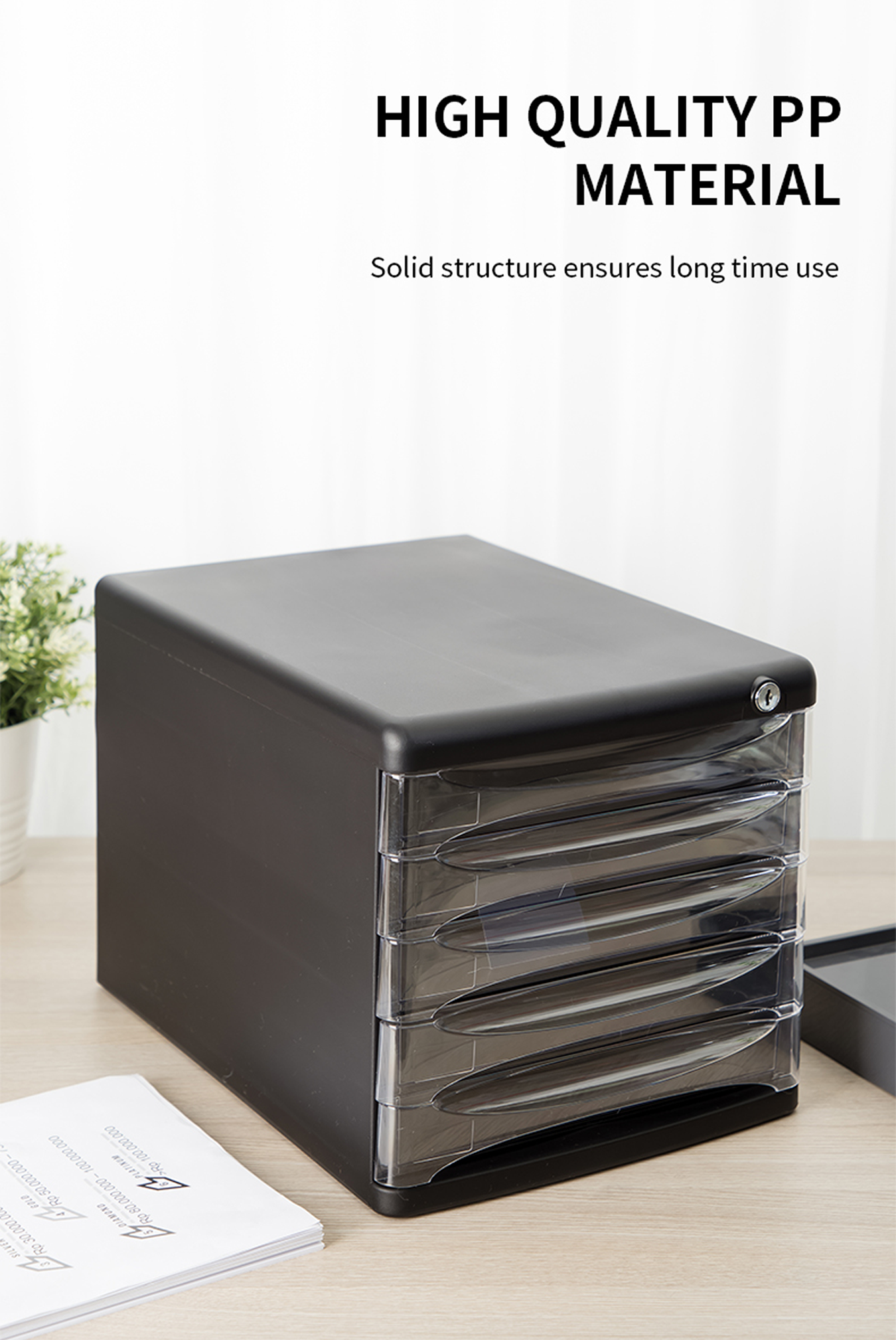 Deli 9795 Letter Case Five Drawers with Lock (1PC) [75219795] | Shopee ...