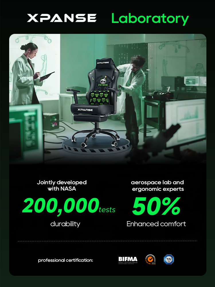 Xpanse Leather Gaming Chair Ergonomic Office Chair Computer Chair ...