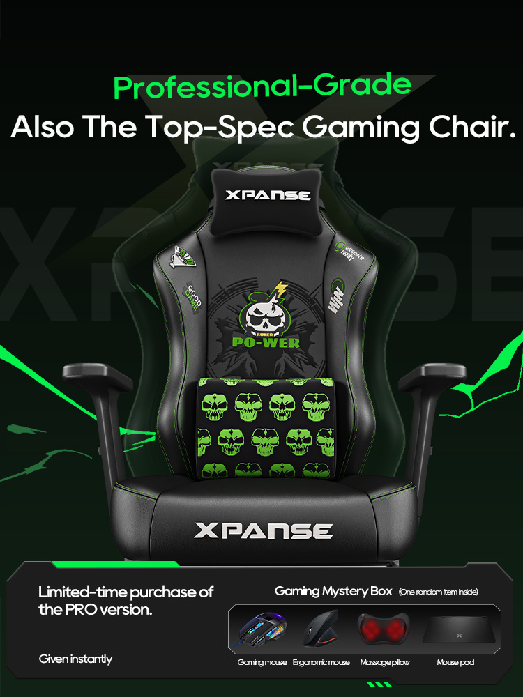 Xpanse Leather Gaming Chair Ergonomic Office Chair Computer Chair ...
