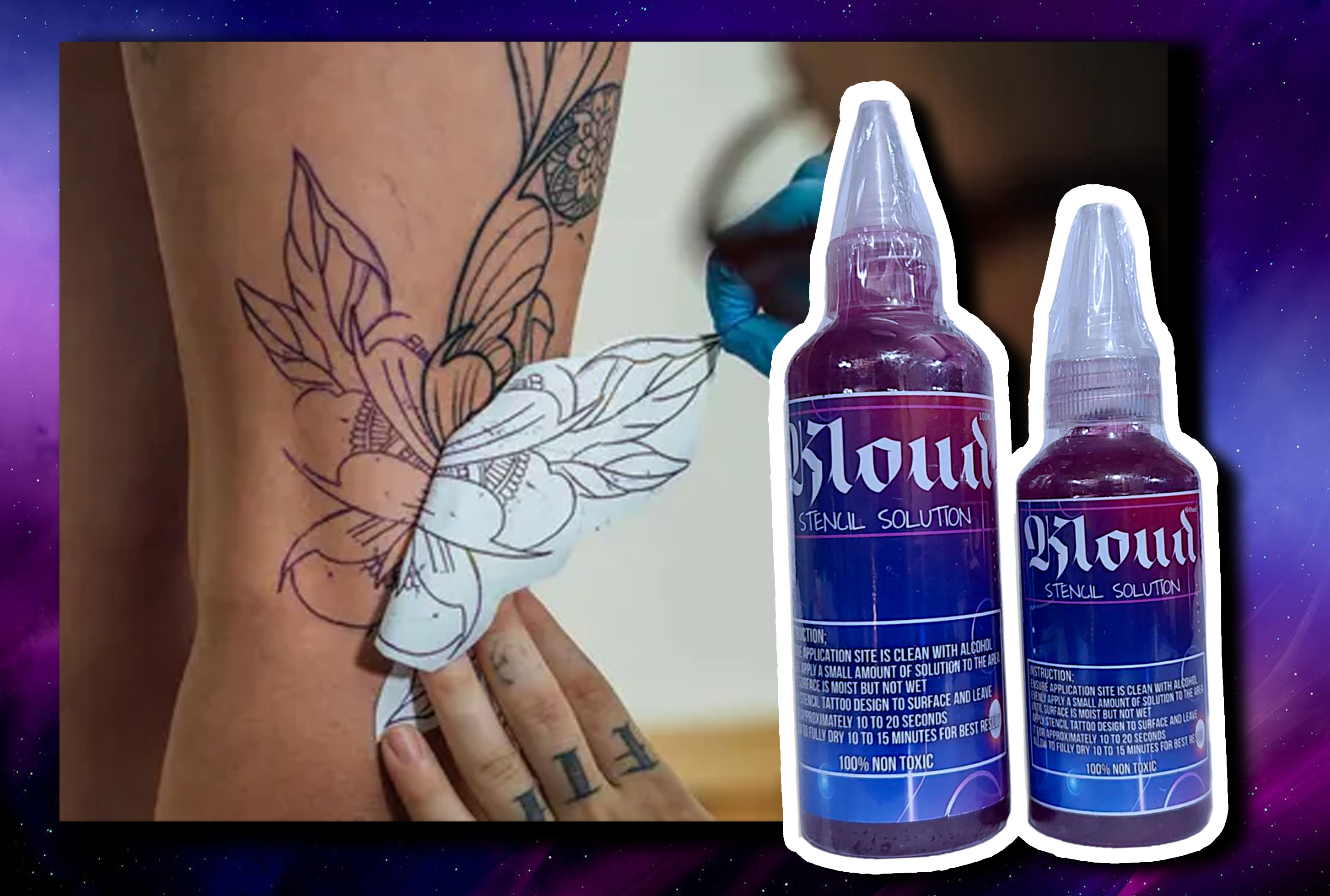 KLOUD Tattoo Stencil Solution 60ml and 100ml | Shopee Philippines