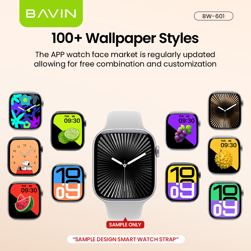 BAVIN BW601 Smart Watch w/ GPT AI Sleep & Heart Rate Monitoring / NFC ...