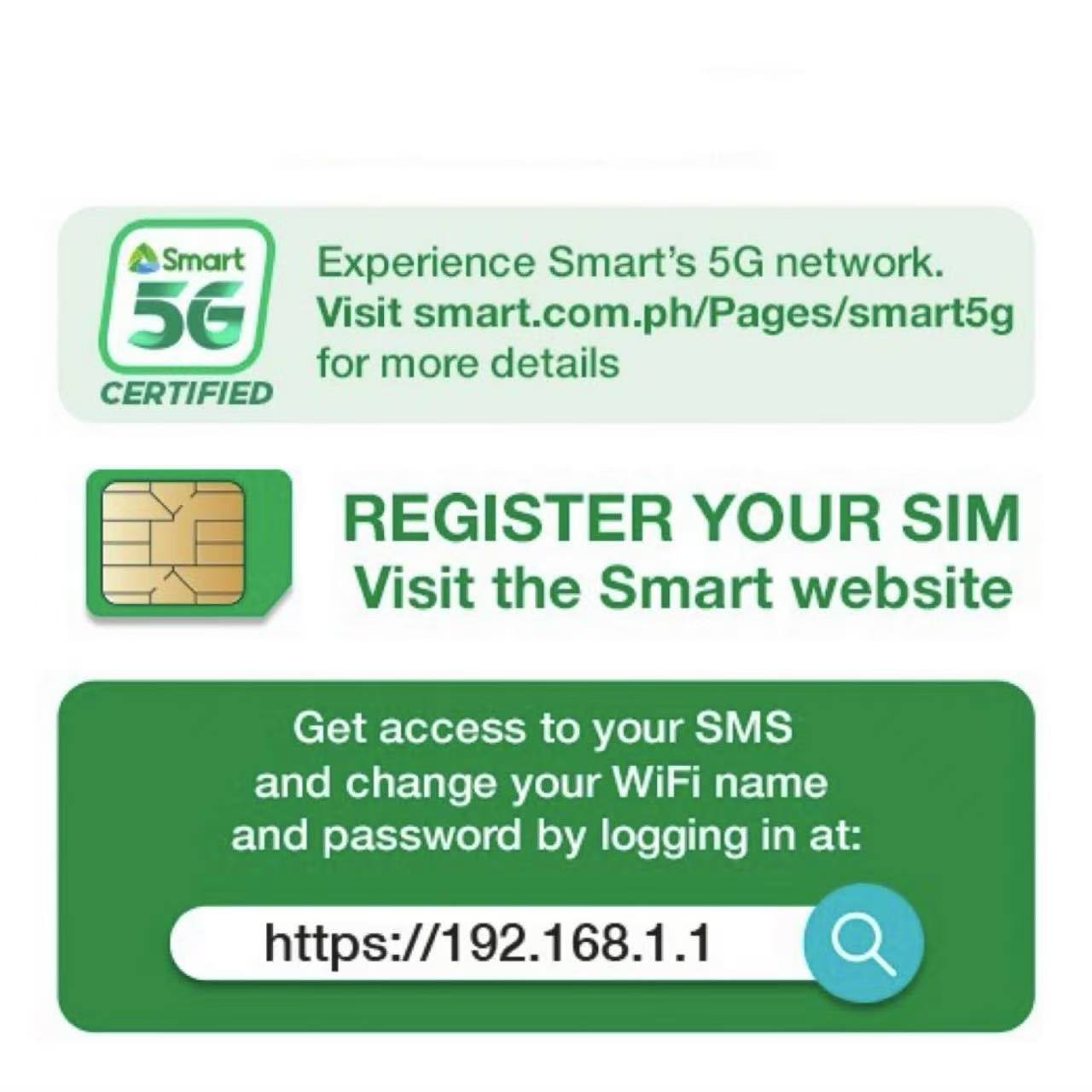 Smart 5G Turbo Wi-Fi Model: H153-381 with Sim | UNLI Wi-Fi for 15 Days ...