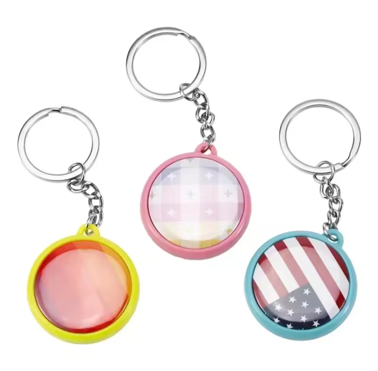 30pcs Double-sided Button Badge Keychain - mixed color (32mm) | Shopee ...