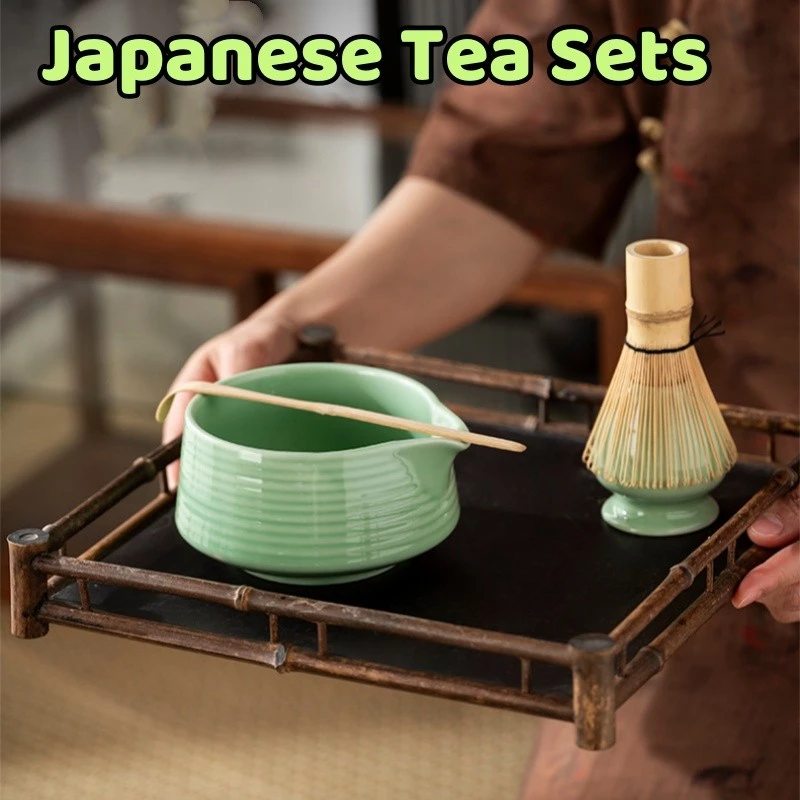 Traditional Matcha Gift Set Bamboo Matcha Whisk Spoon Ceramic Matcha ...
