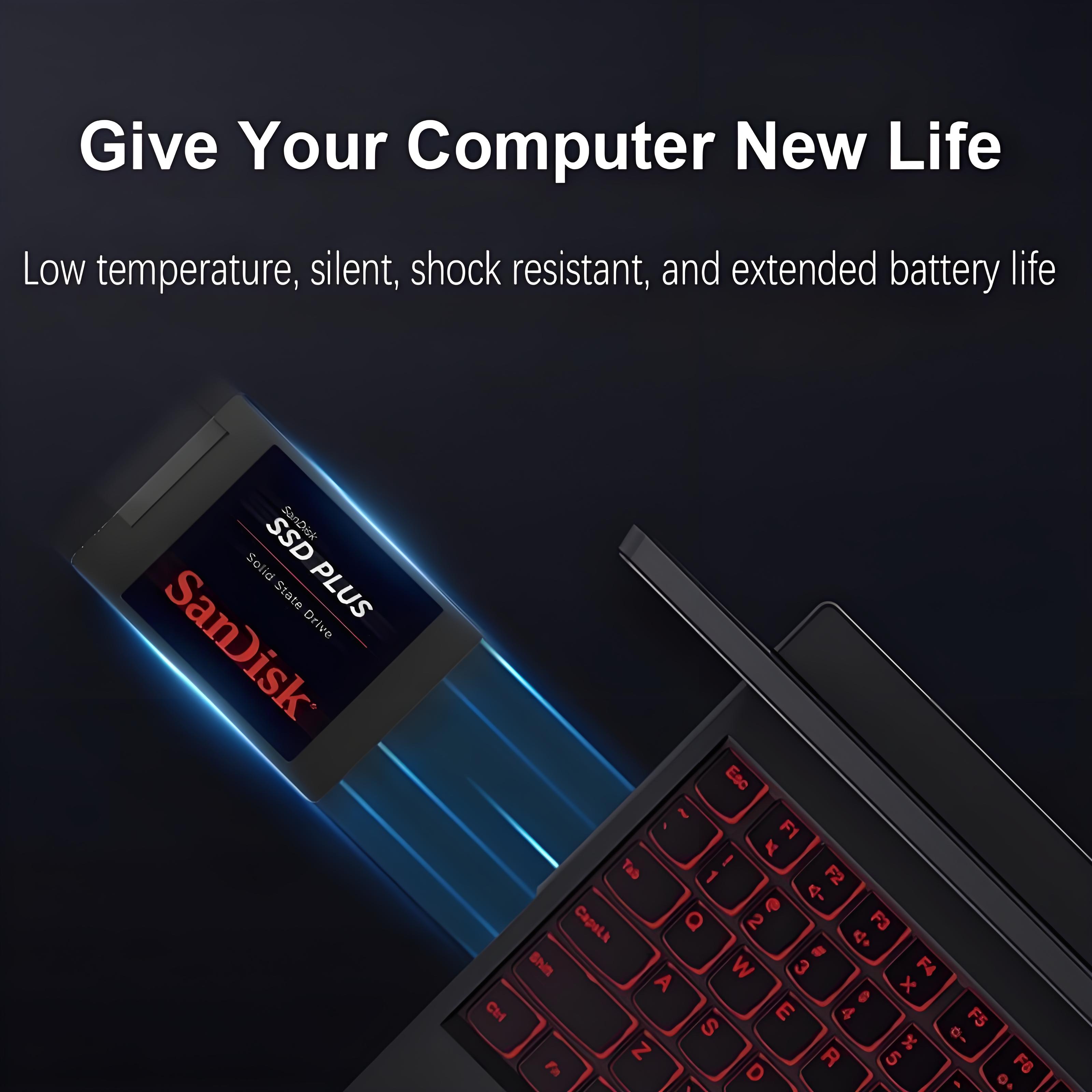 San_Disk SSD PLUS 2.5" 480GB 1TB SATA 3 Internal Solid State Drive With ...