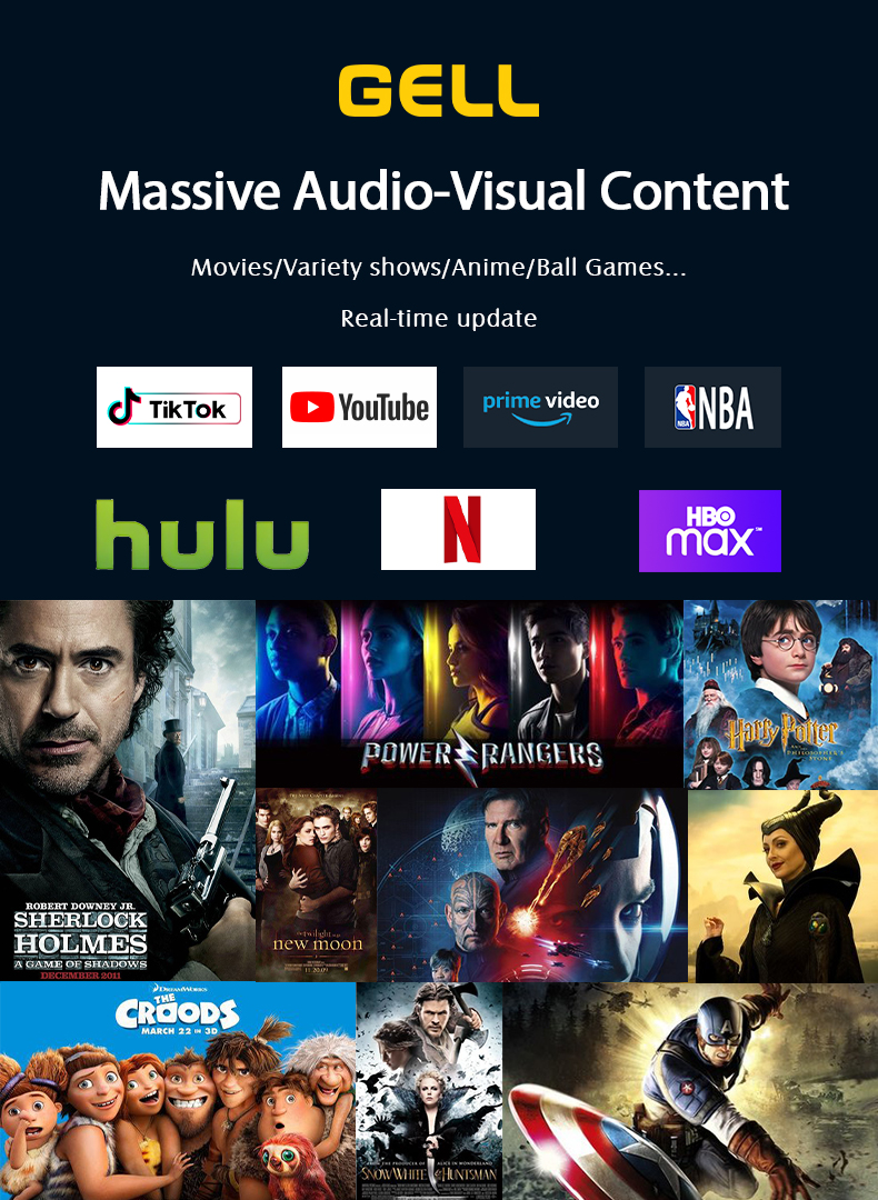 Gell Smart TV 55 Inch LED 43 Inch Android Smart TV Flat Screen ...