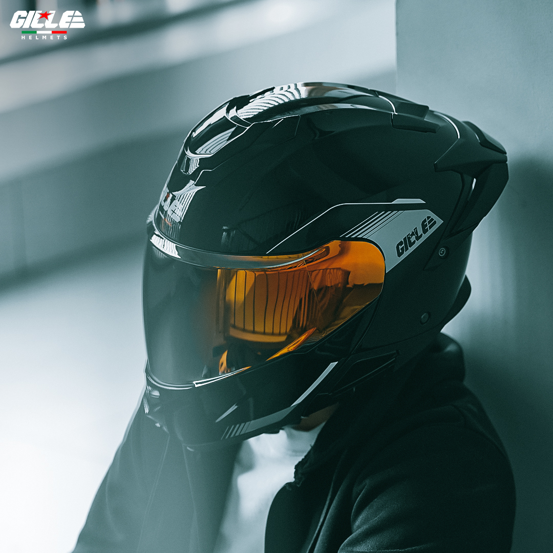 GILLE AF-10 ORION Modular Helmet Full Face Motorcycle Helmet Dual Visor ...