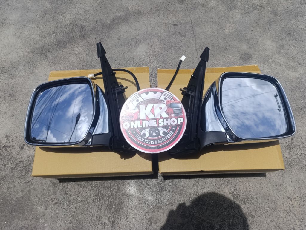 Side Mirror For Toyota HiAce GL Grandia 2005-2018 Chrome Power Type ...