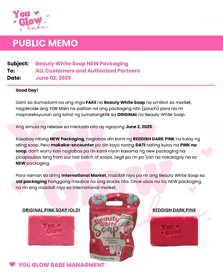 You Glow Babe Beauty White Soap ( 5 X 70g ) - 1 PACK | Sea Buckthorn ...