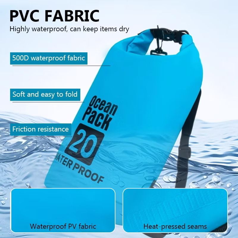 Dry Bag (2L 3L 5L 10L) Outdoor Waterproof Bag 7 Size Ocean Pack Dry Bag Sling Shoulder Backpack ...