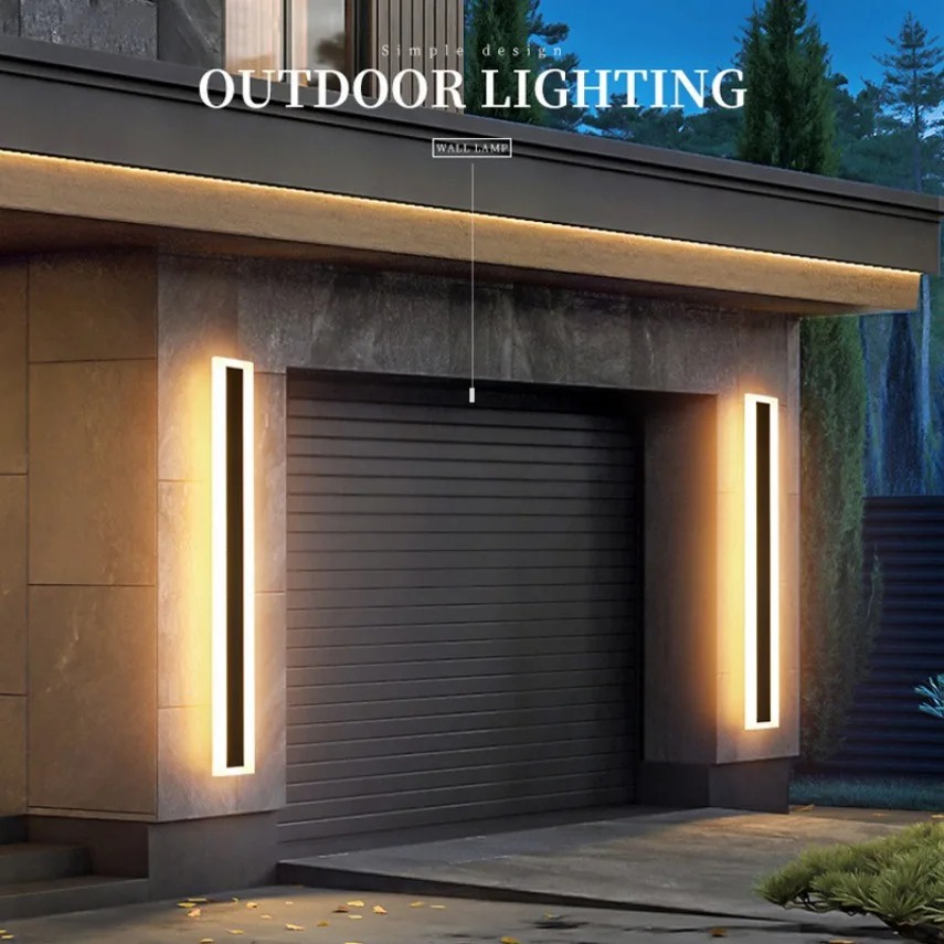 Slim LED Wall Light for Outdoor Ultra-Thin Waterproof Design Perfect ...