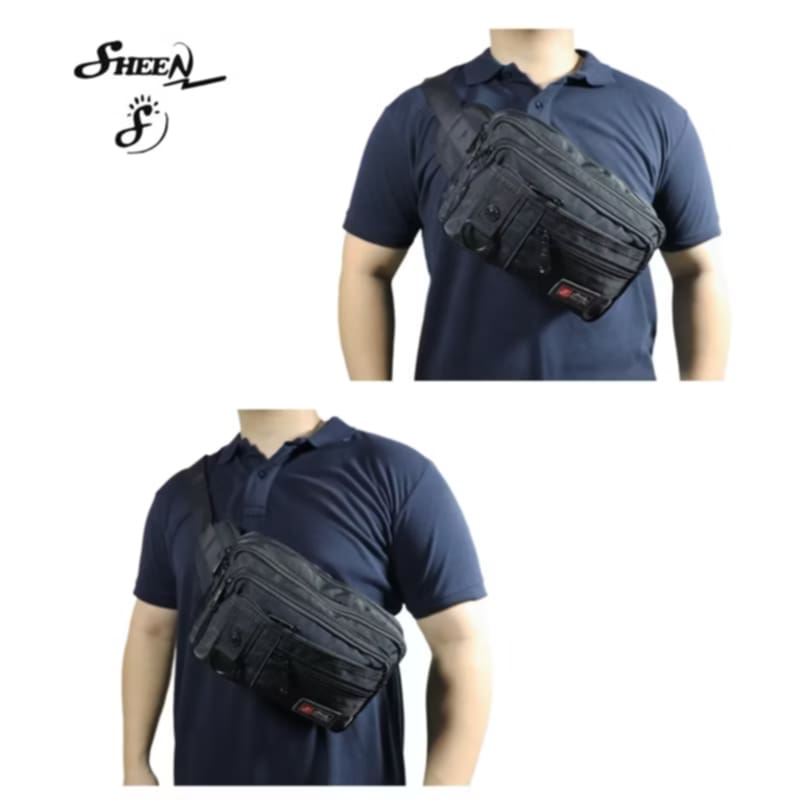 1607 SHEEN Unisex Waterproof Durable tactical Belt Bag Chest Bag ...