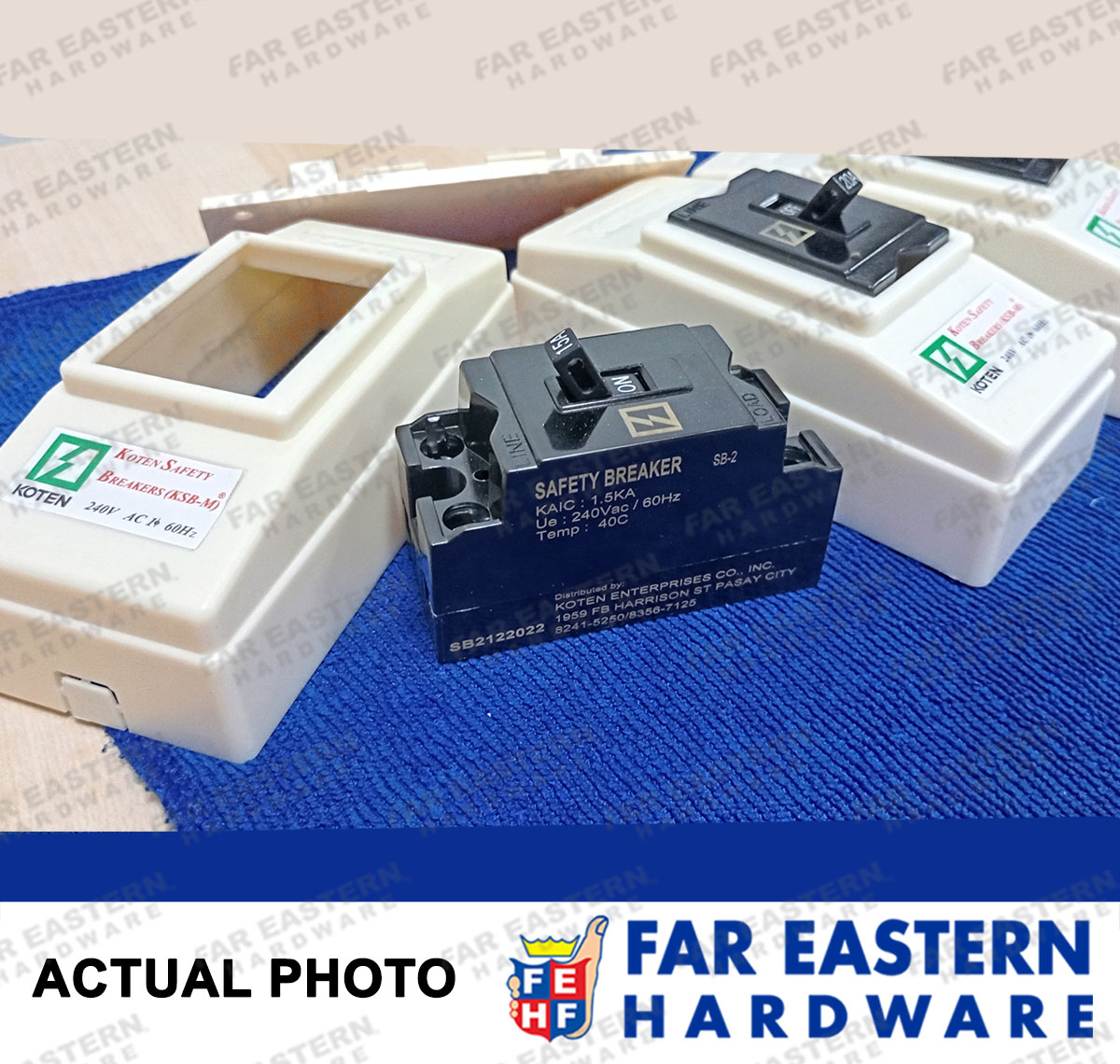 KOTEN Mini Electrical Safety Breaker KSB-M 2P 15A | 20A | 30A | Shopee ...