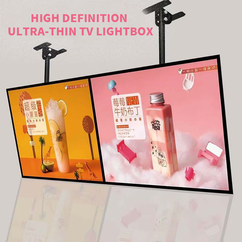 Tah-mee LED billboard display With telescopic boom hanging menu board ...