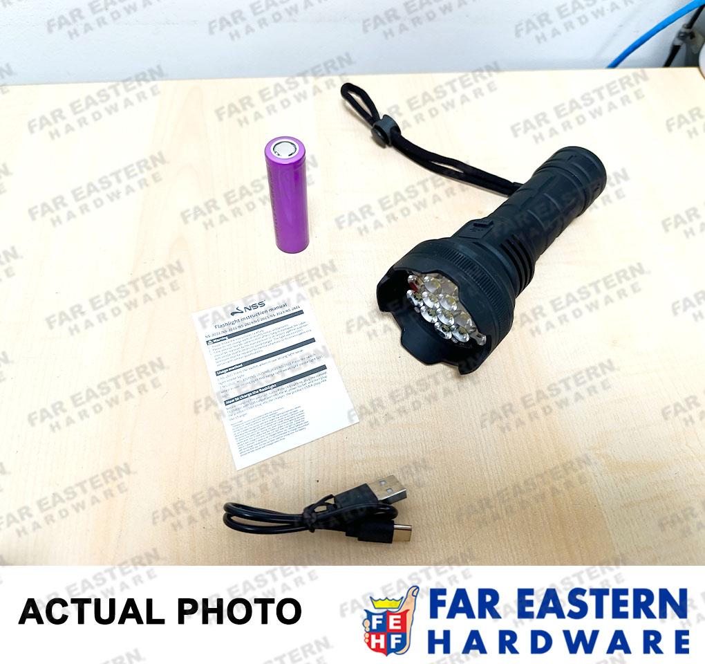 NSS LED Rechargeable High Brightness Flashlight NS-2025 | Shopee ...