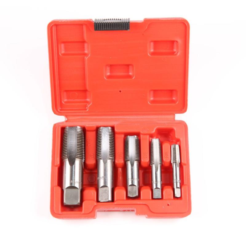 5-piece NPT tap set for pipeline thread repair | Shopee Philippines