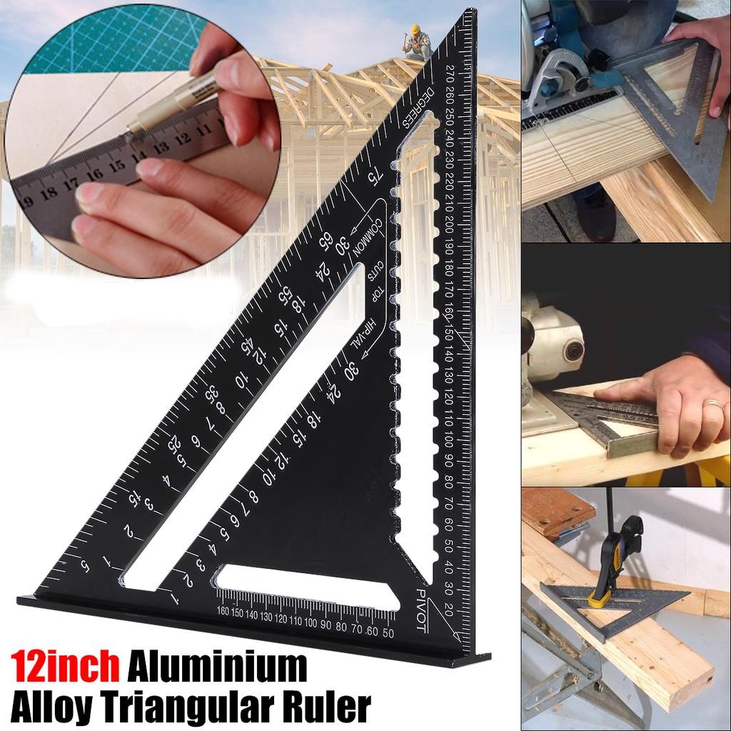 Woodworking Square Aluminum Miter Set Square 3D Multi-angle 45/90 ...