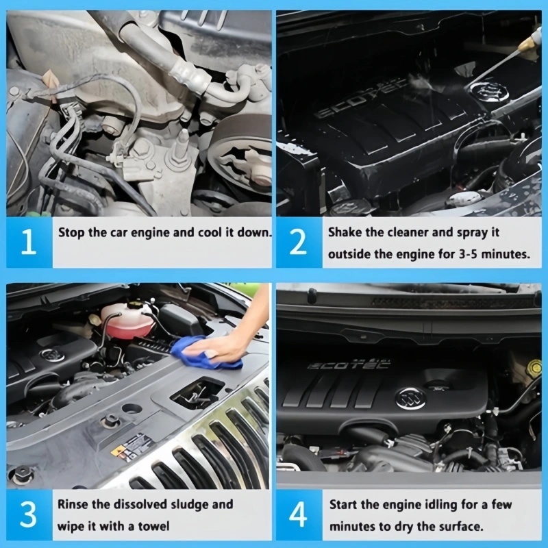 【1 bottle lasts 12 years】engine cleaner spray car foam cleaner spray ...