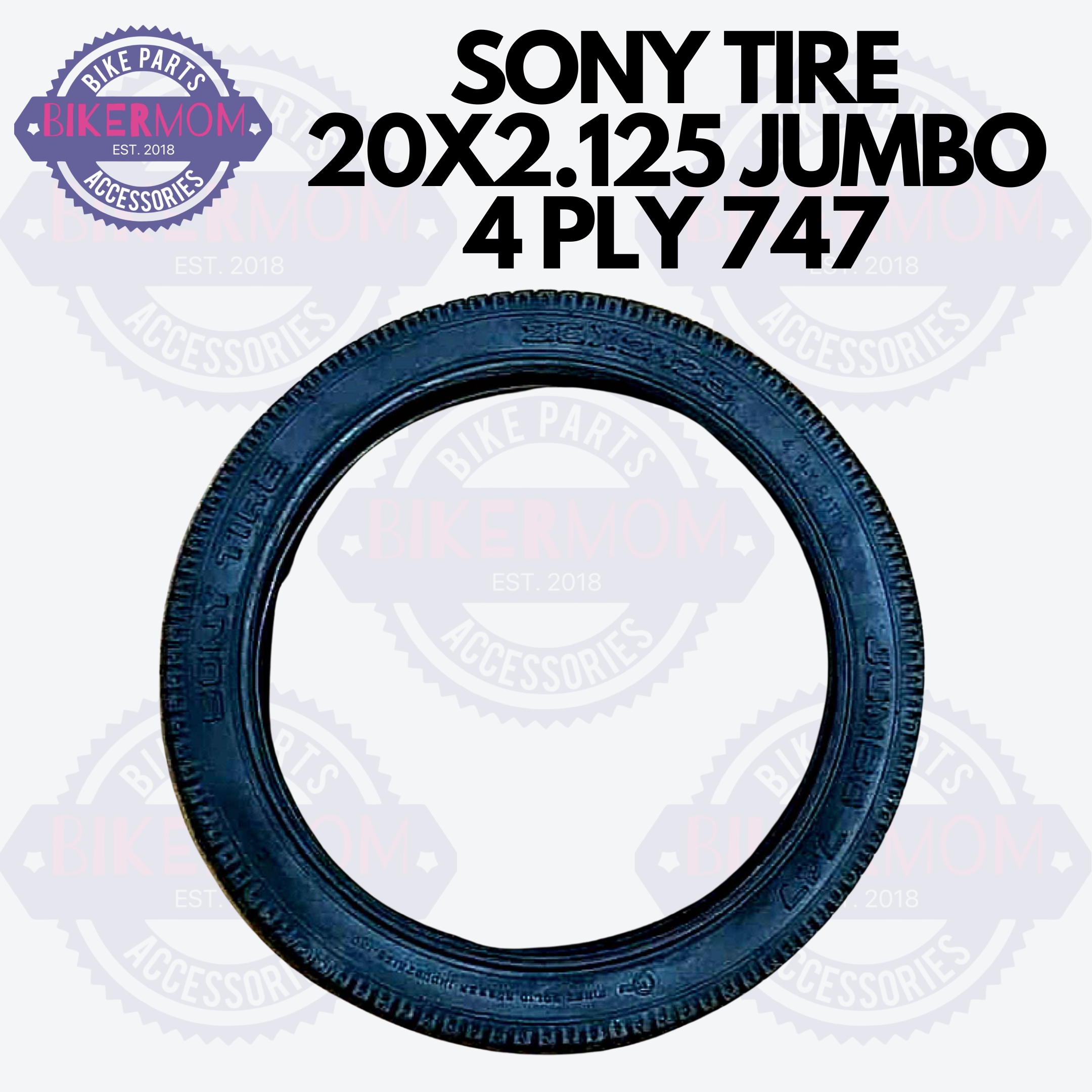 SONY TIRE 20x2.125 JUMBO 4 PLY 747 | BIKERMOM | Shopee Philippines