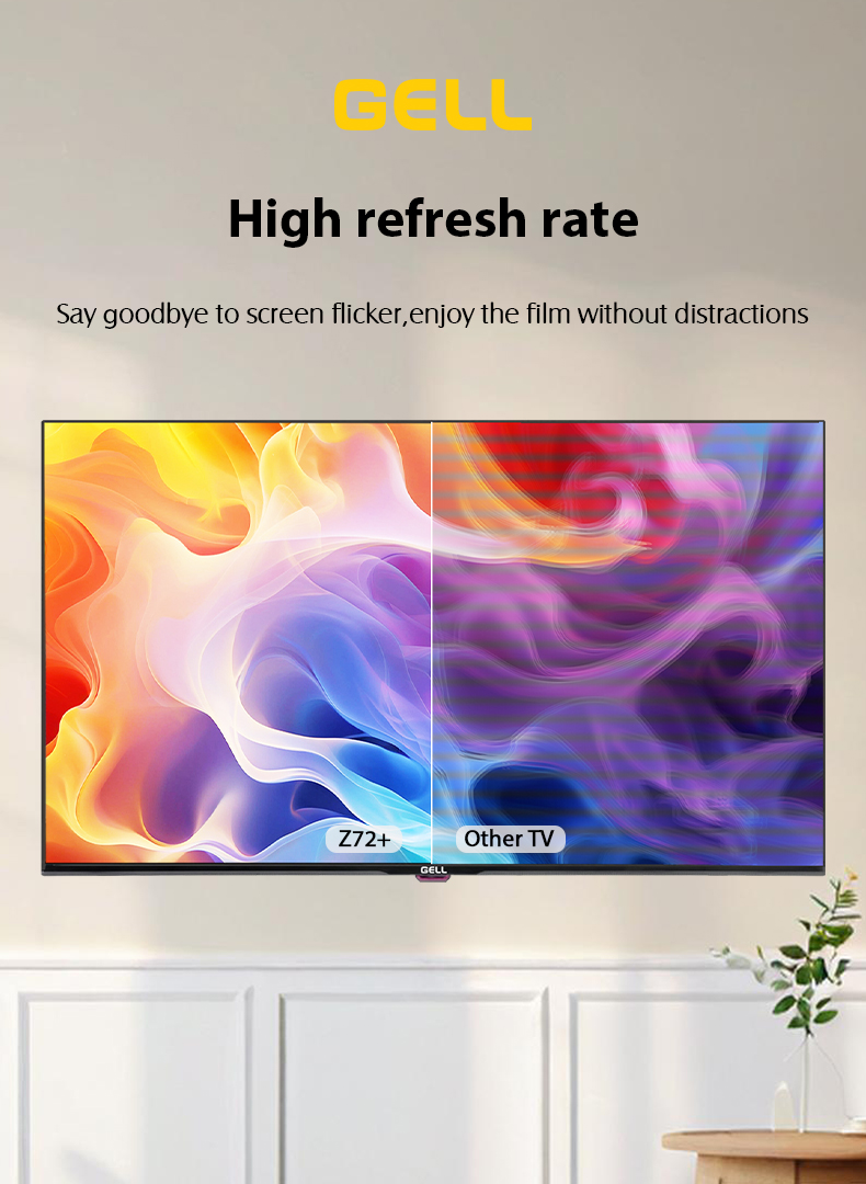 GELL 43 Inch Smart TV Android 50 Inch LED TV 43 Inch Flat Screen TV ...