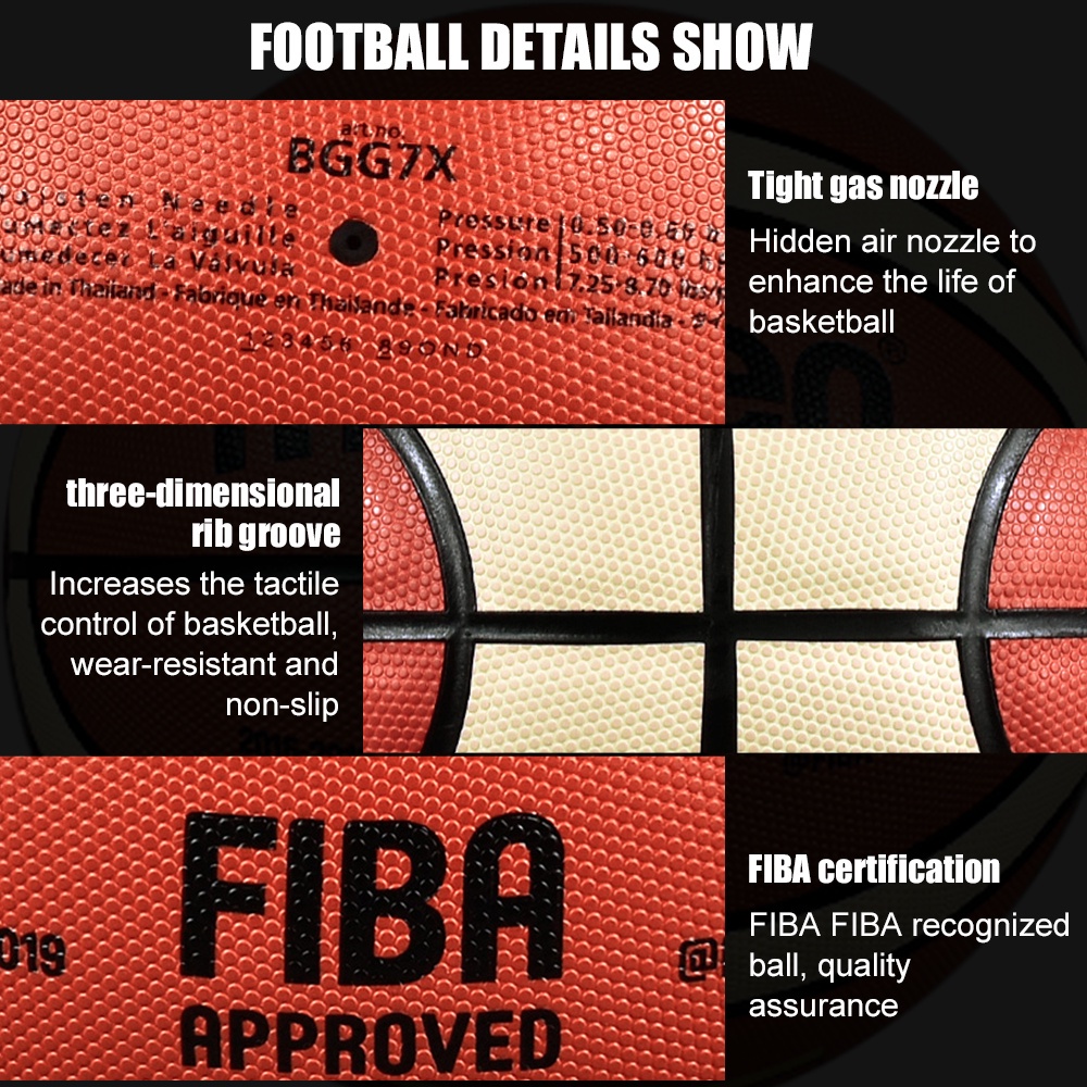 「Molten GG7X」Original Basketball Ball BG3800 World Cup FIBA NBA ...