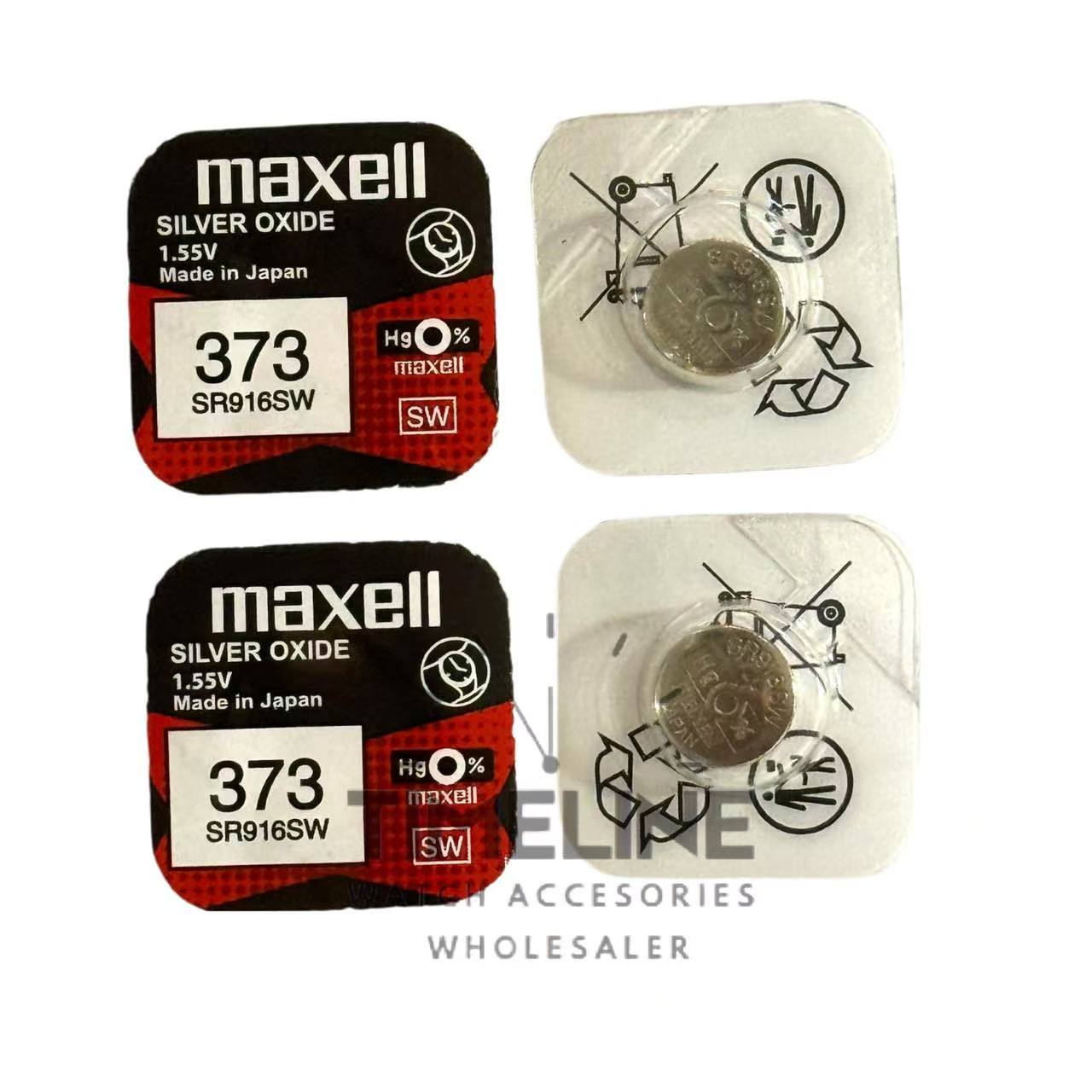 4pieces SR916SW 373 Maxell Original Battery Silver Oxide 1.55v Made in ...