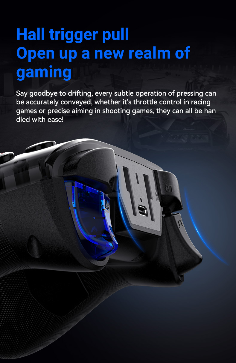 Ipega G7 Wireless Controller with Hall Effect Transparent Design For PS ...
