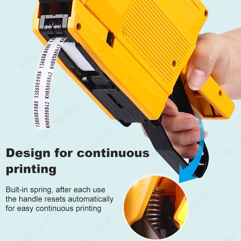 Price Tag Machine Labeller Tag Gun With Labels 8 Digit Efficient ...