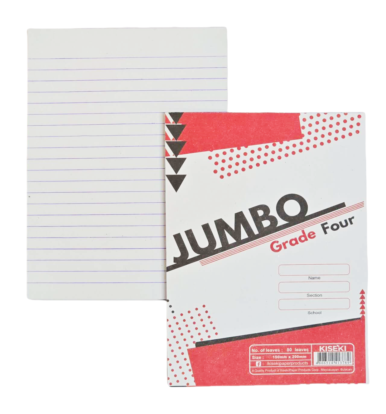JUMBO WRITING PAD GRADE1/2/3/4| 80lvs - Perfect for School Use Writing ...