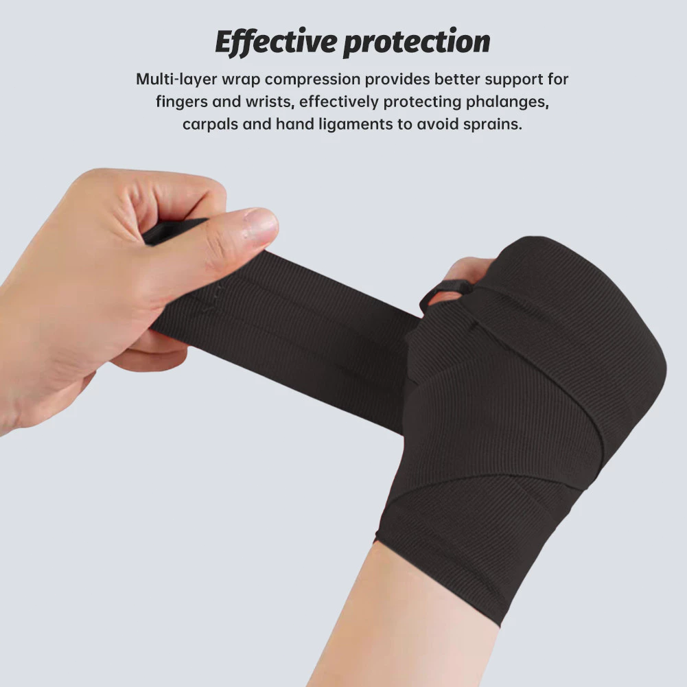 3M/5M Boxing Hand Wraps 2pcs (pair) Kontact Elastic Muay Thai Wrap ...