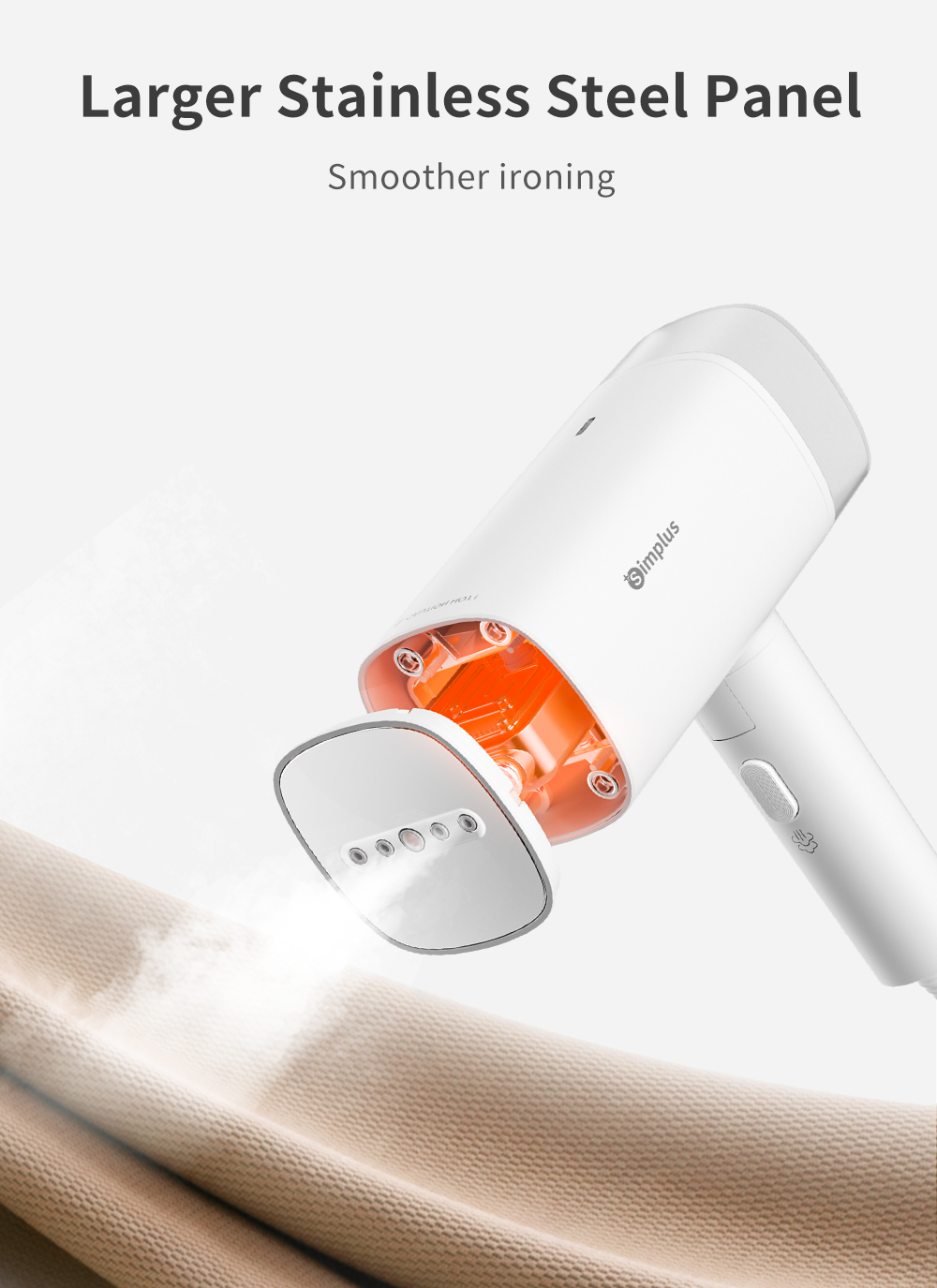 Simplus Handheld Garment Steamer Handheld Foldable Steam | Shopee ...