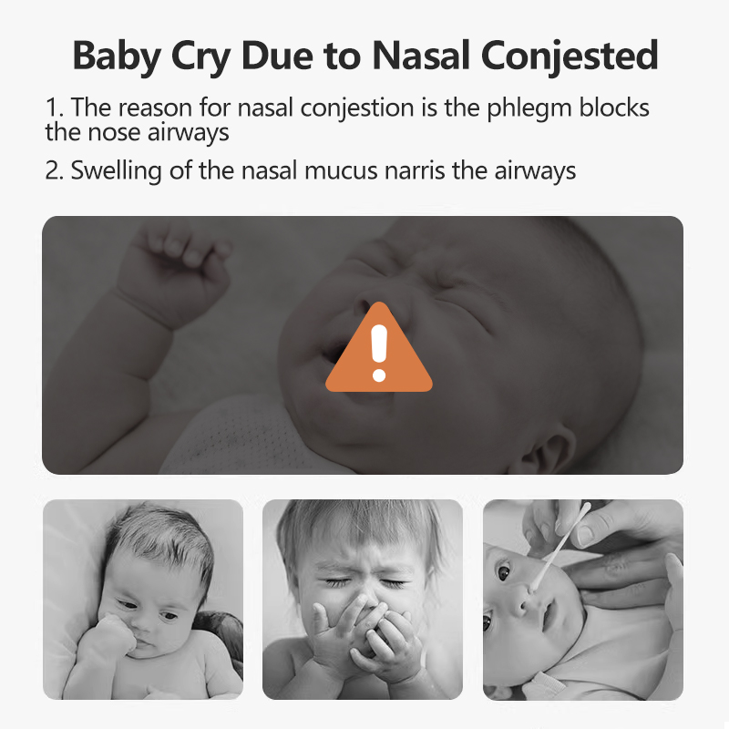 Einmilk Baby Nasal aspirator for Infant baby Reusable Nasal Mucus ...