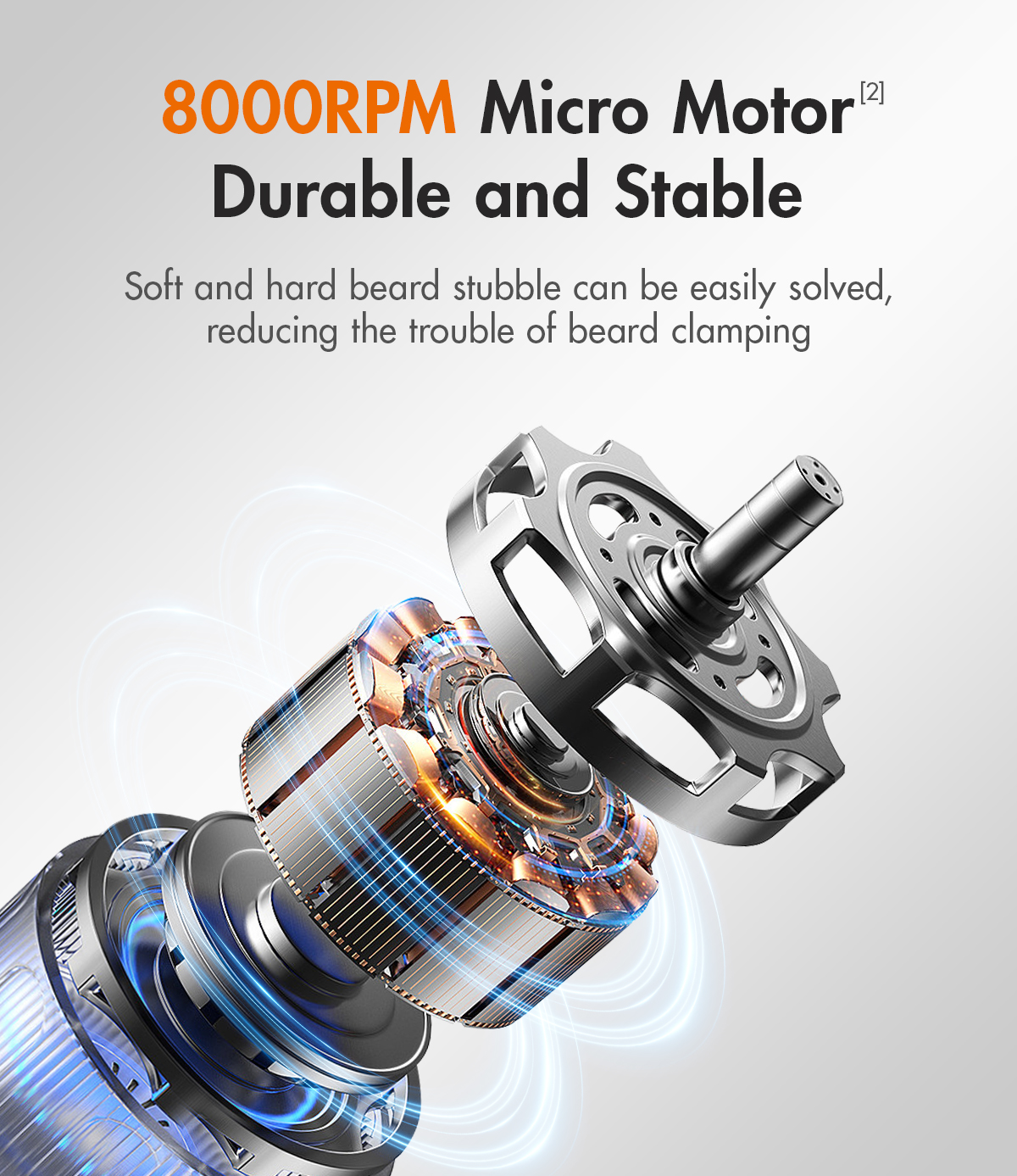 Gaabor Portable Sensor Razor Mini Shaver Dual Blade Skin Sense Fast ...