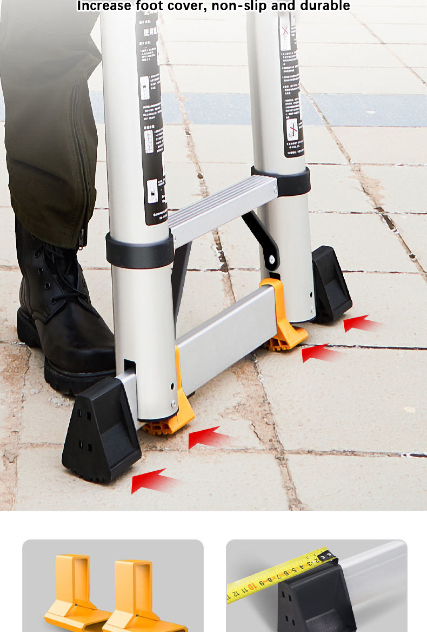 Ladder Alloy Aluminum Ladder multi-functional telescopic ladder ...