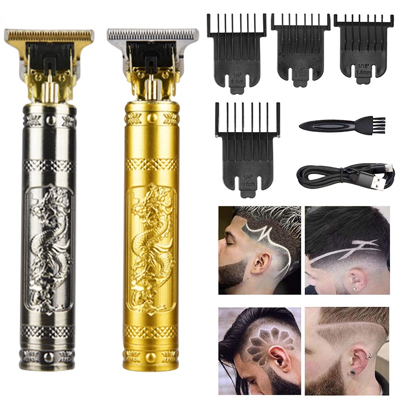 T9 Professional Hair Clippers Haircut Rechargeable Razor Trimmer Mini ...