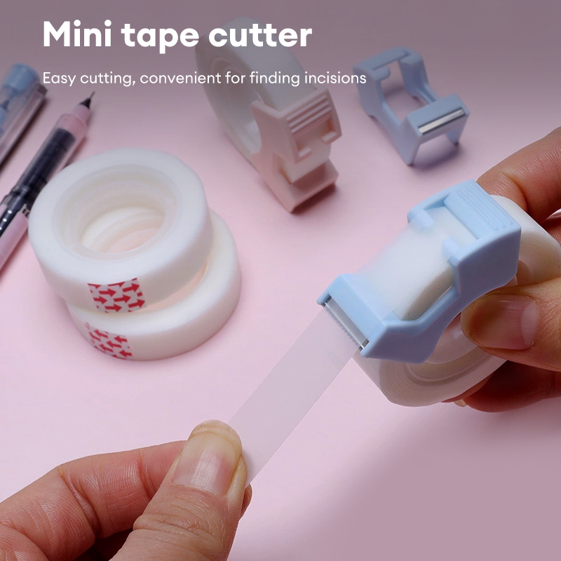 Deli Invisible Tape Writable Clear Adhesive Tape with Tape Cutting ...