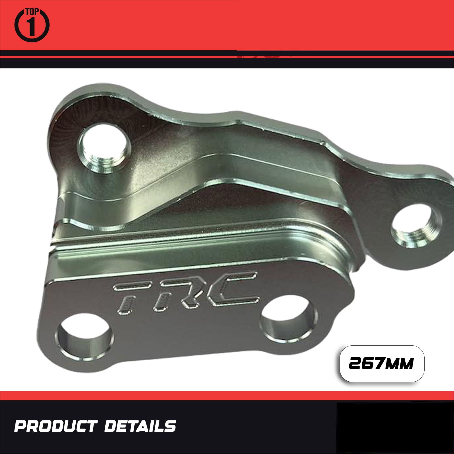 Top1 Motors TRC Racing CNC 4 POT Brake Caliper Bracket For SNIPER 150/ ...