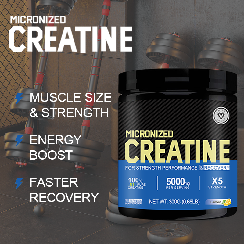 Creatine Monohydrate Powder Workout Drink Improving Muscle Building and ...
