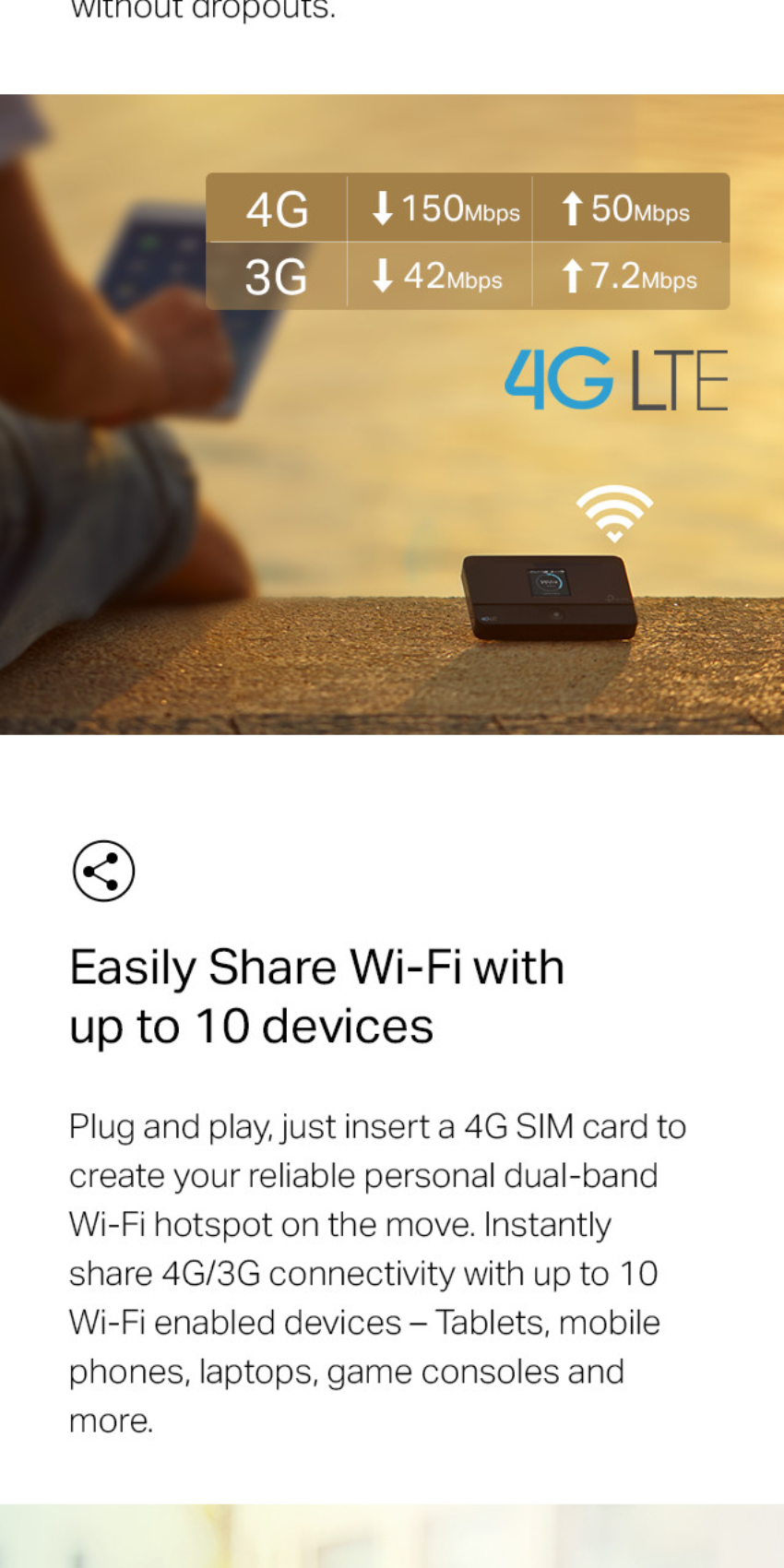 TP-Link Official | M7350 | 4G Pocket WiFi | Openline All Network ...