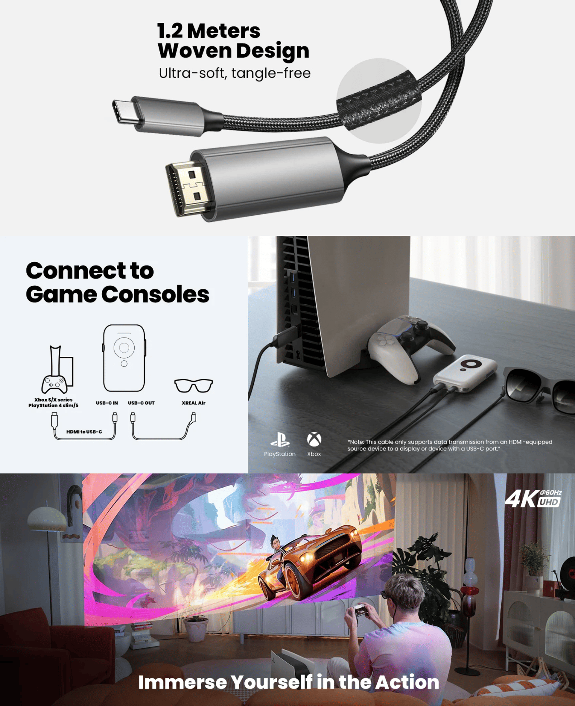 Xreal HDMi to USB C Cable | Shopee Philippines